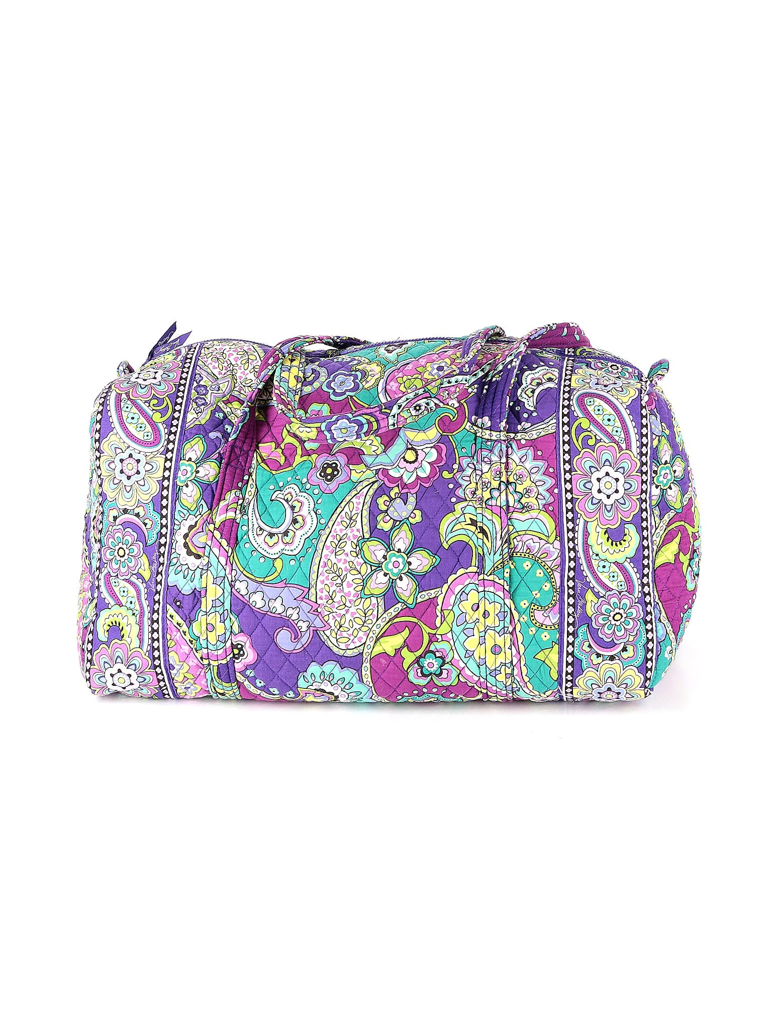 Vera Bradley 100% Cotton Multi Color Purple Weekender One Size - 55% ...