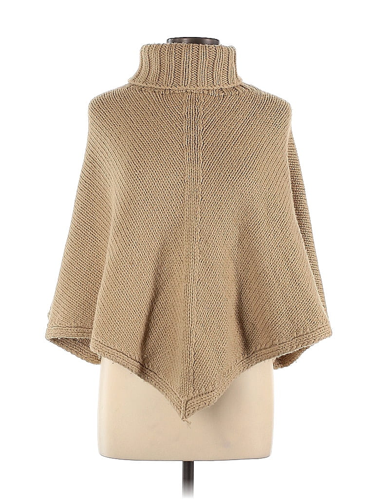 J. McLaughlin Solid Tan Poncho Size Med - Lg - 71% off | thredUP