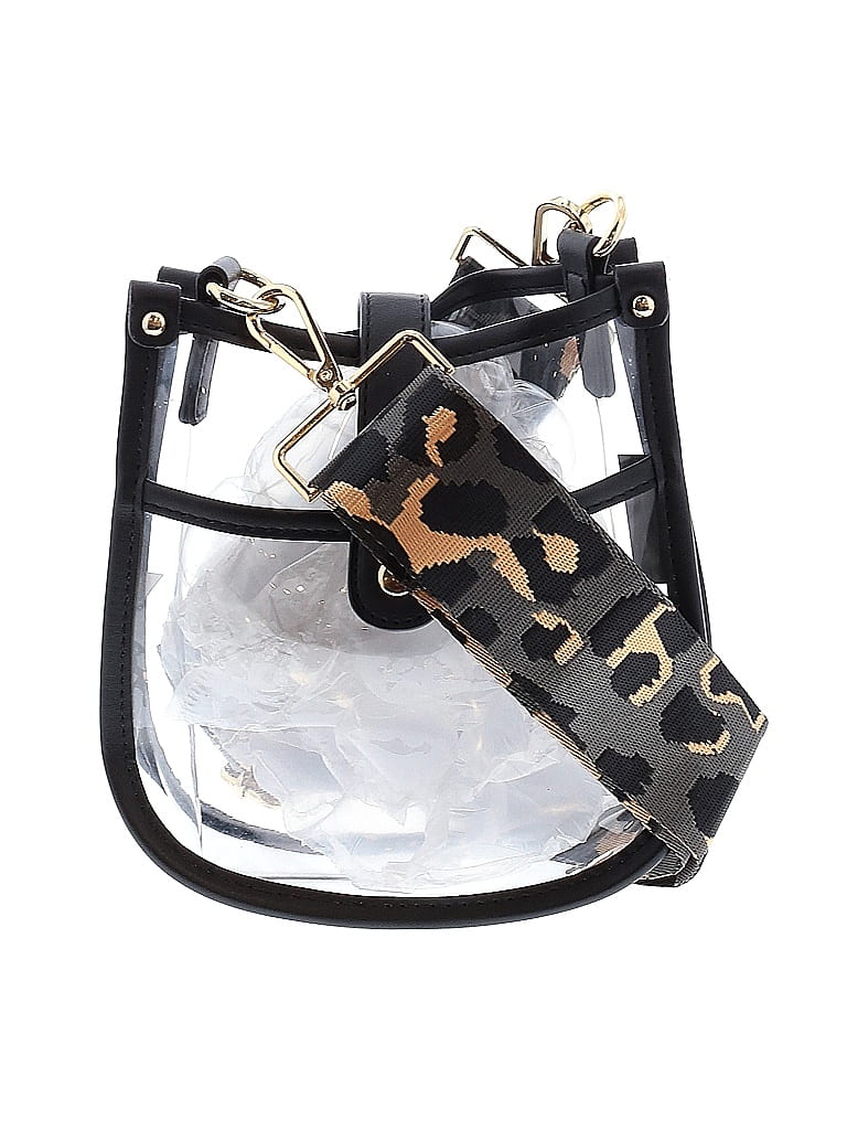 Threaded Pear Solid Clear Silver Crossbody Bag One Size - 57% off | thredUP