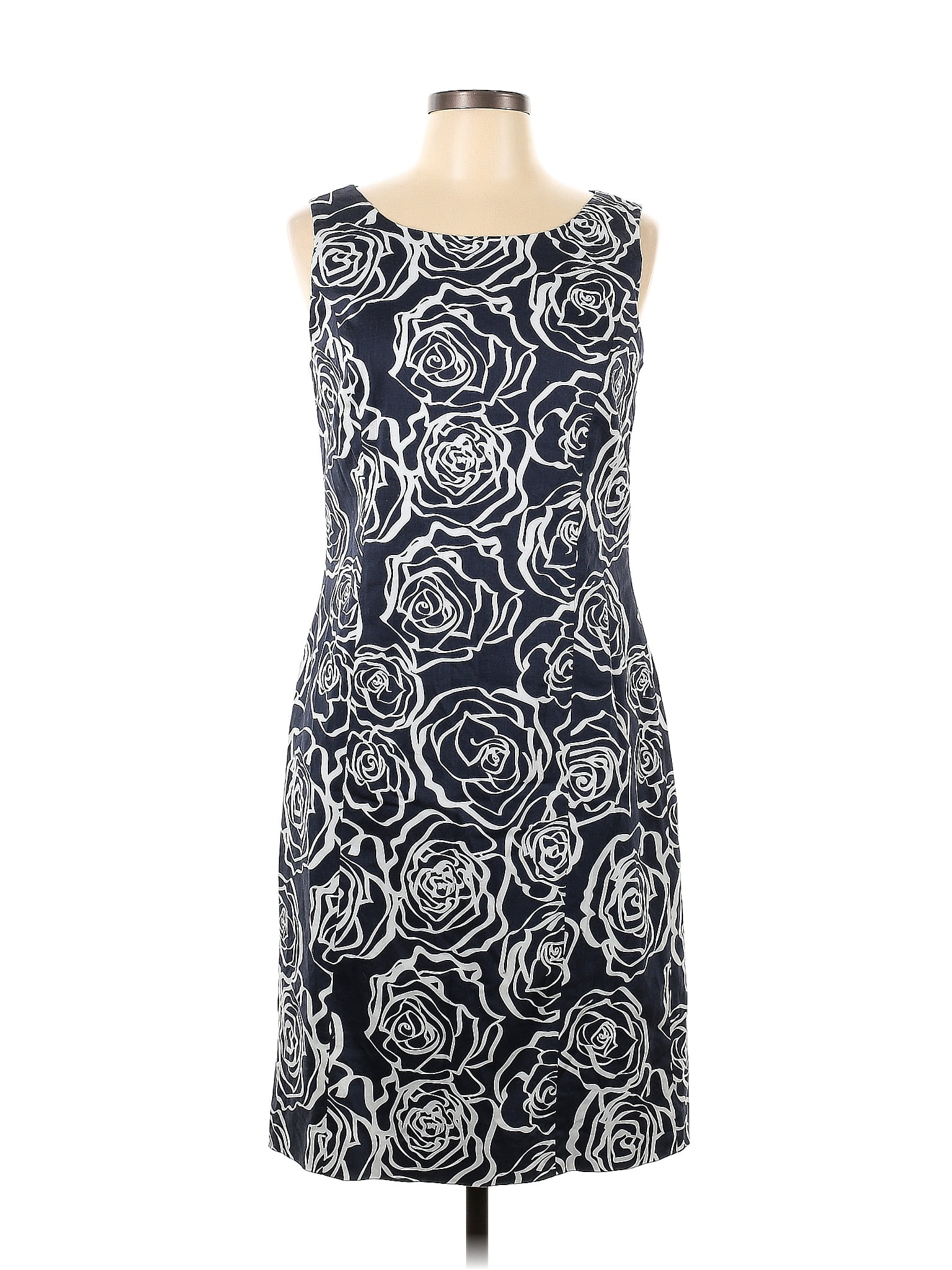 Brooks Brothers 346 Multi Color Blue Casual Dress Size 12 76 Off