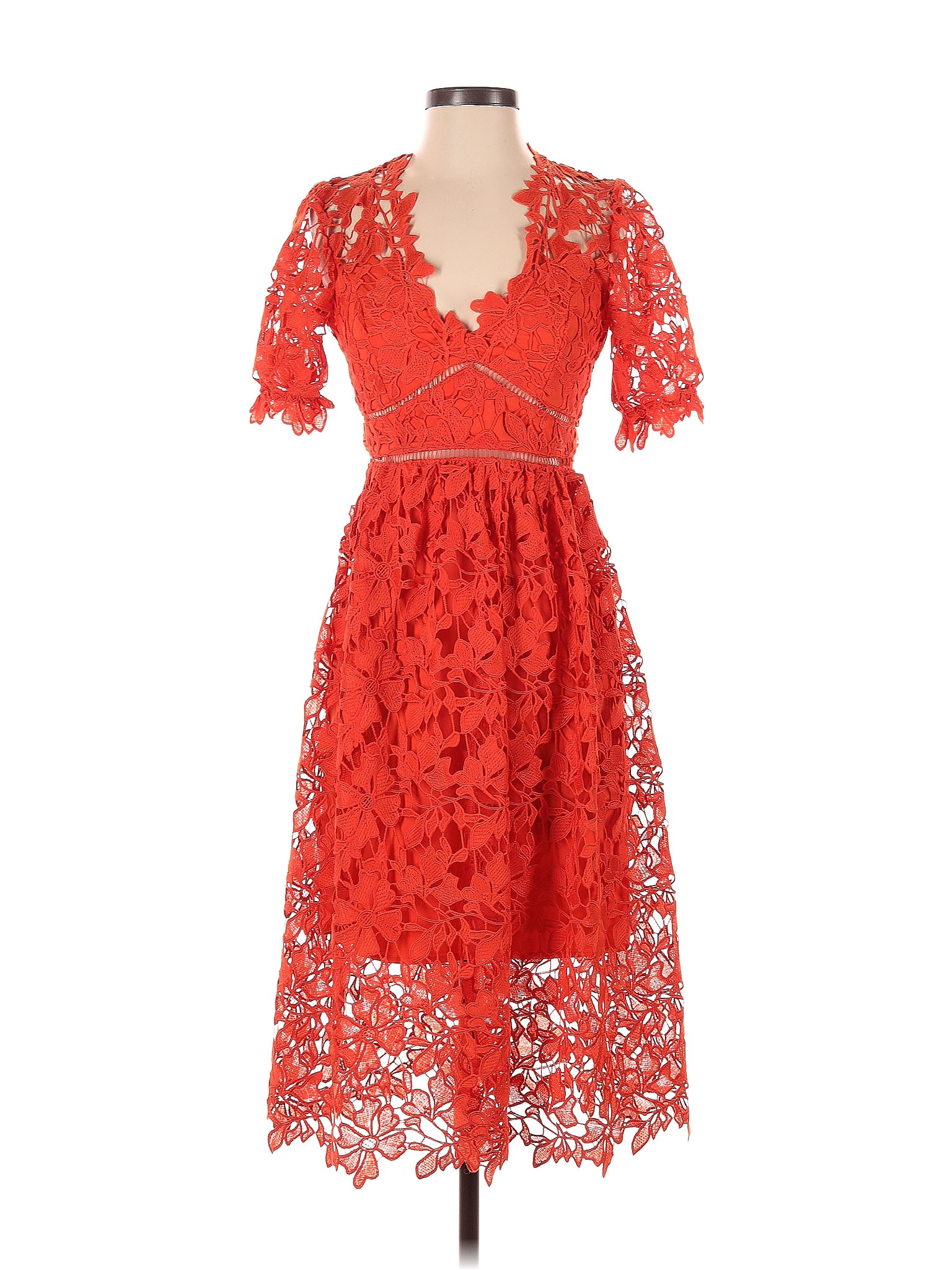 Bardot 100 Polyester Solid Red Cocktail Dress Size 4 73 Off Thredup