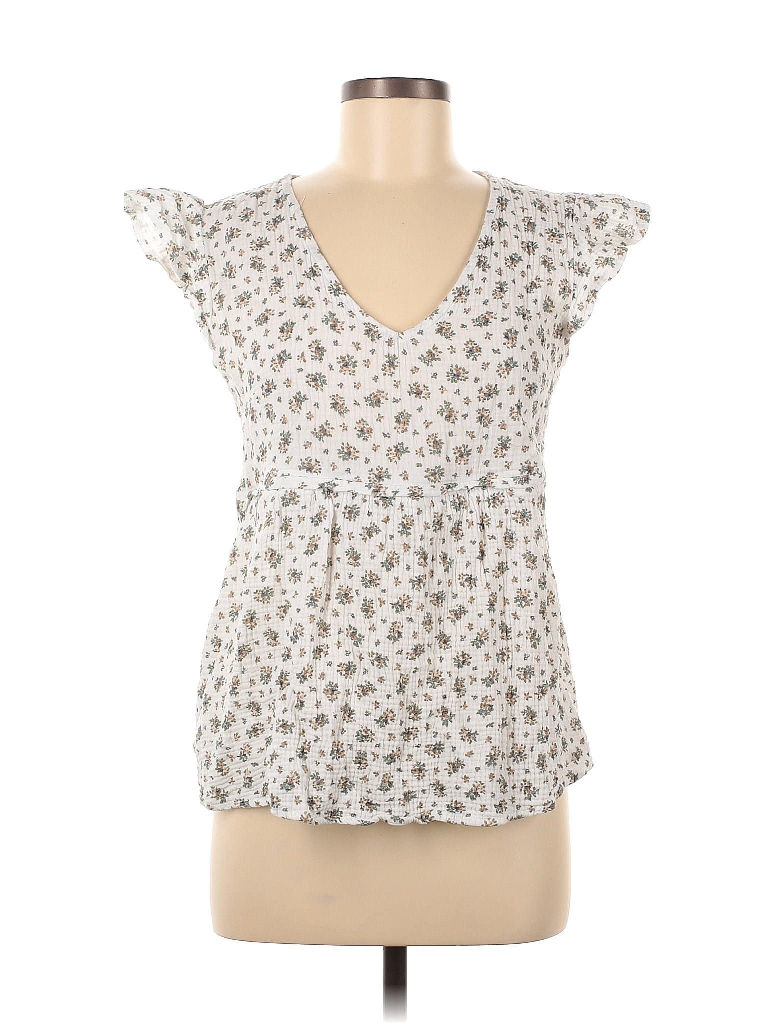Cache Cache 100% Cotton White Ivory Sleeveless Blouse Size M - 55% off ...