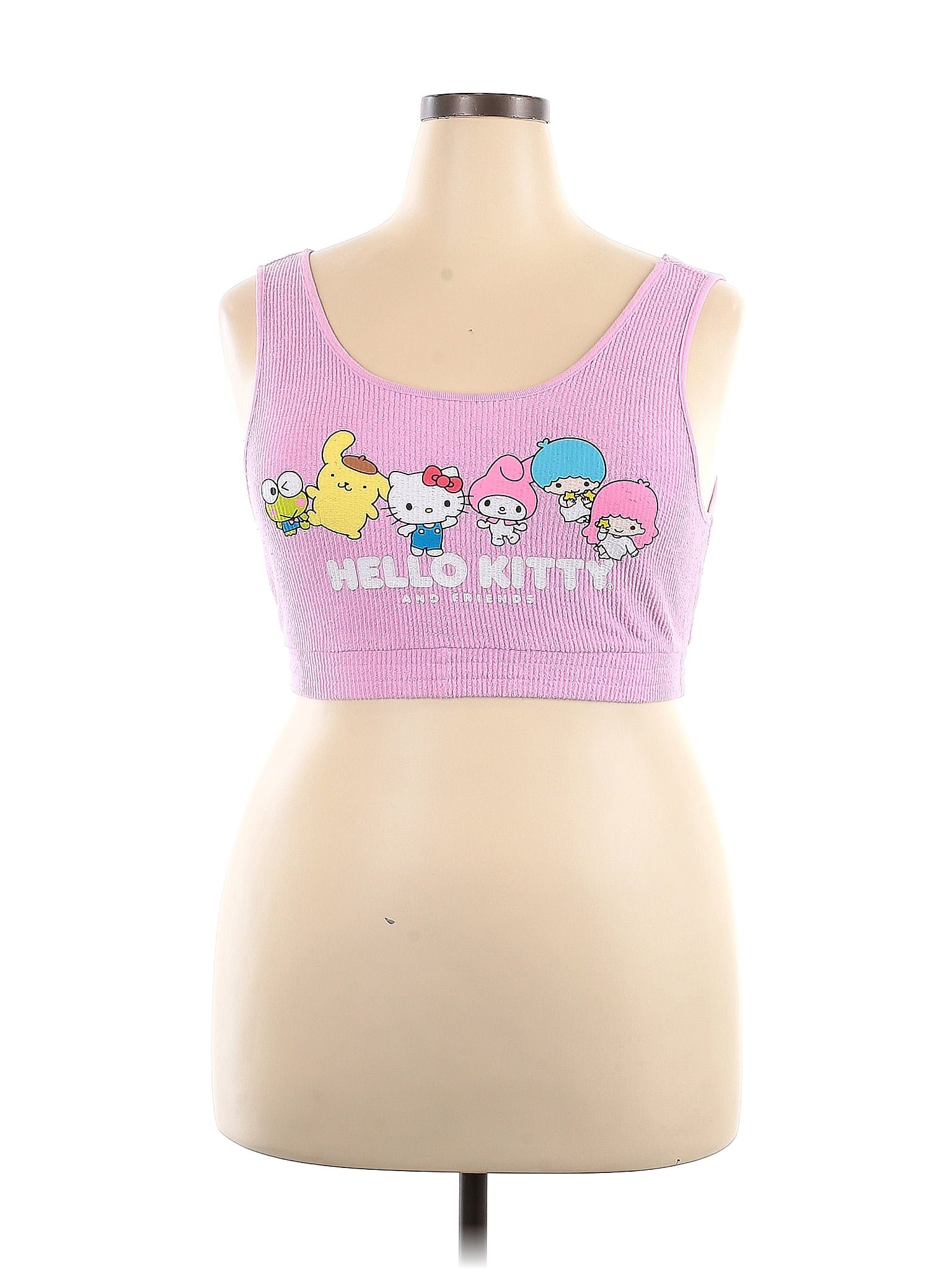 Hello Kitty Graphic Pink Tank Top Size XXL - 52% off | thredUP