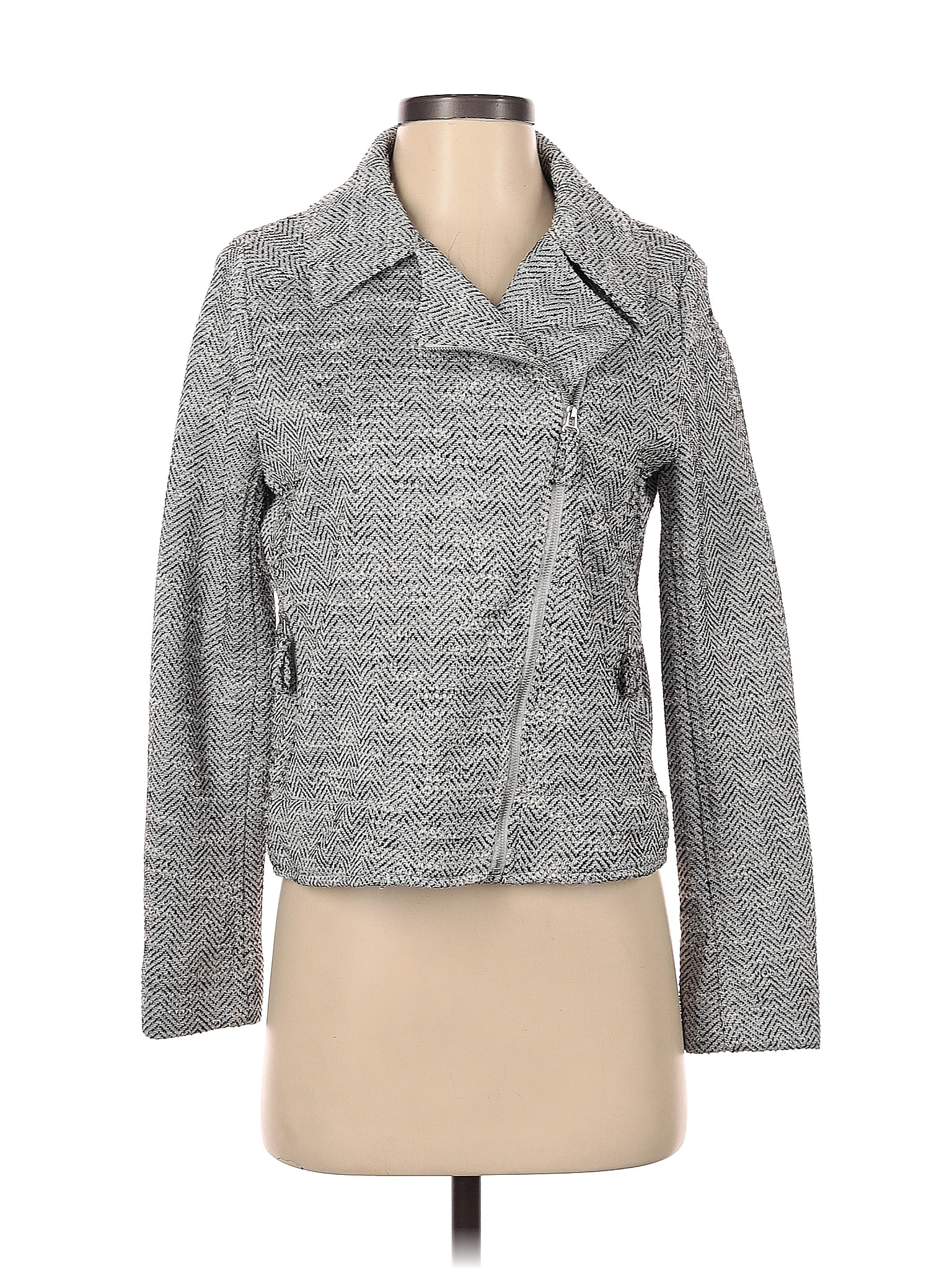 Max Studio Marled Gray Jacket Size S - 73% off | thredUP