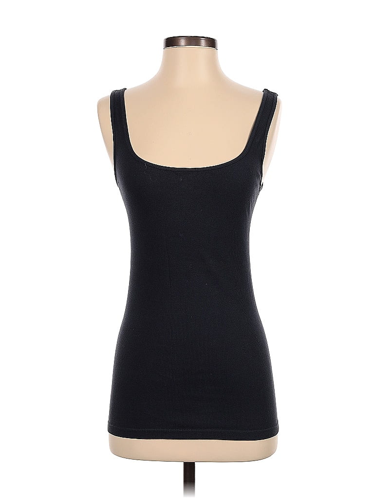 J.Crew 100% Cotton Solid Black Tank Top Size S - 60% off | thredUP