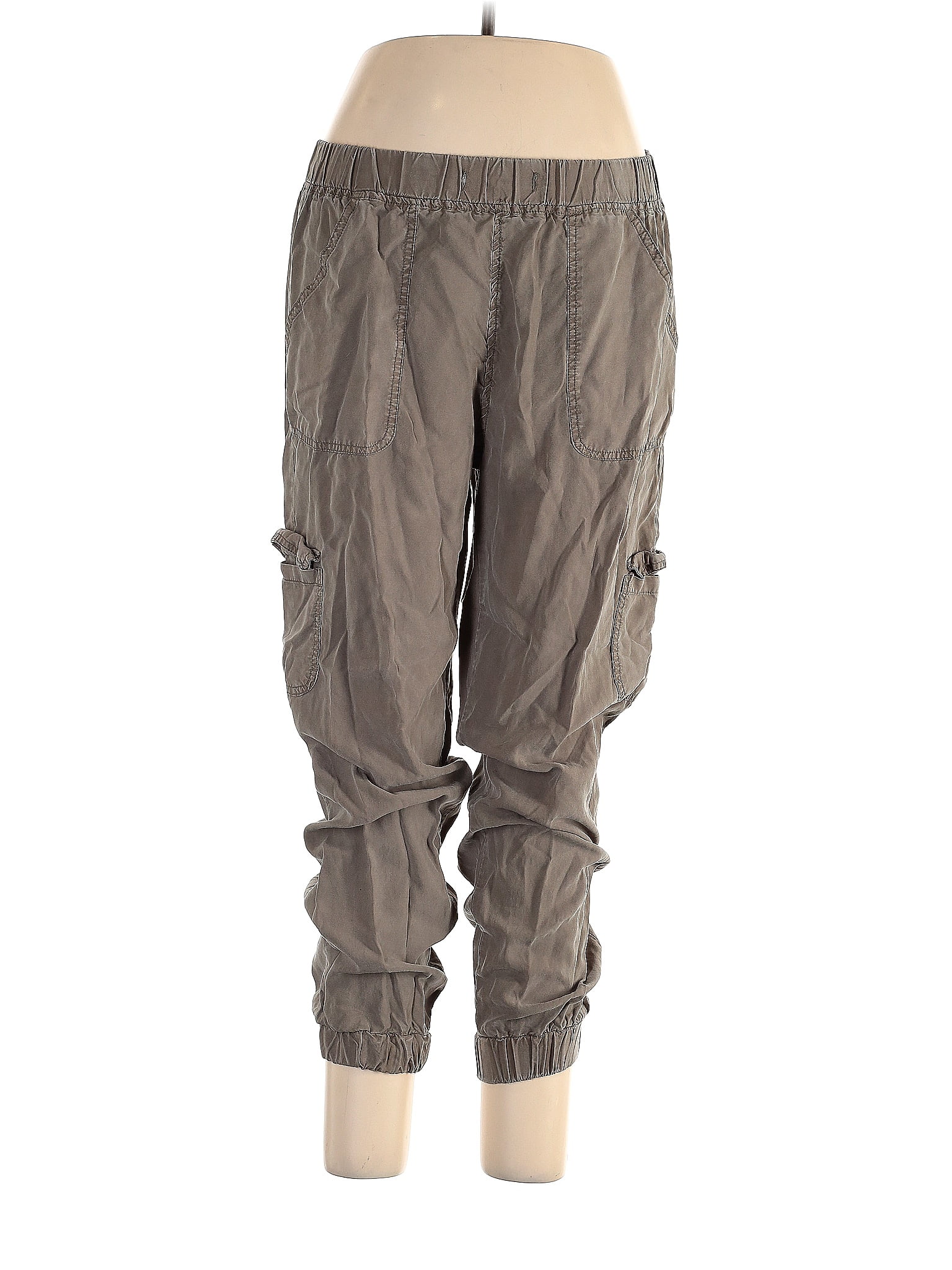 Thread & Supply 100% Tencel Solid Gray Cargo Pants Size L - 73% off ...