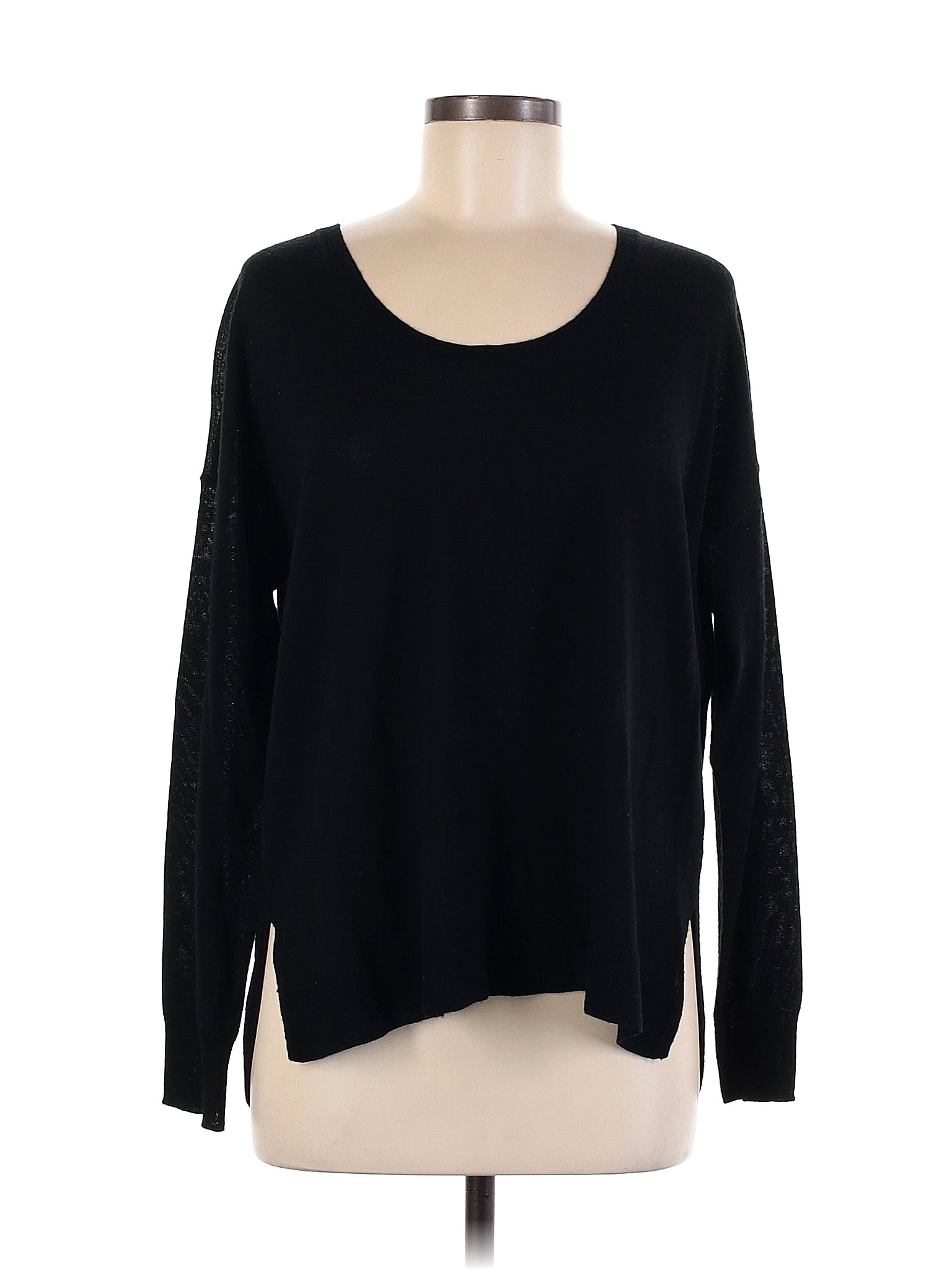 Madewell Color Block Solid Black Pullover Sweater Size M 72 Off