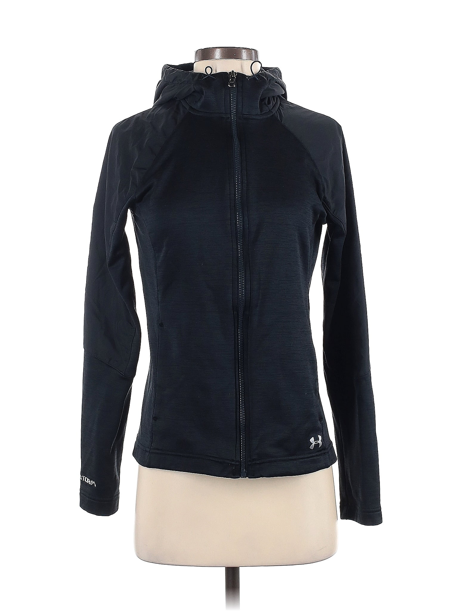 Under Armour 100% Polyester Black Track Jacket Size S - 52% off | thredUP