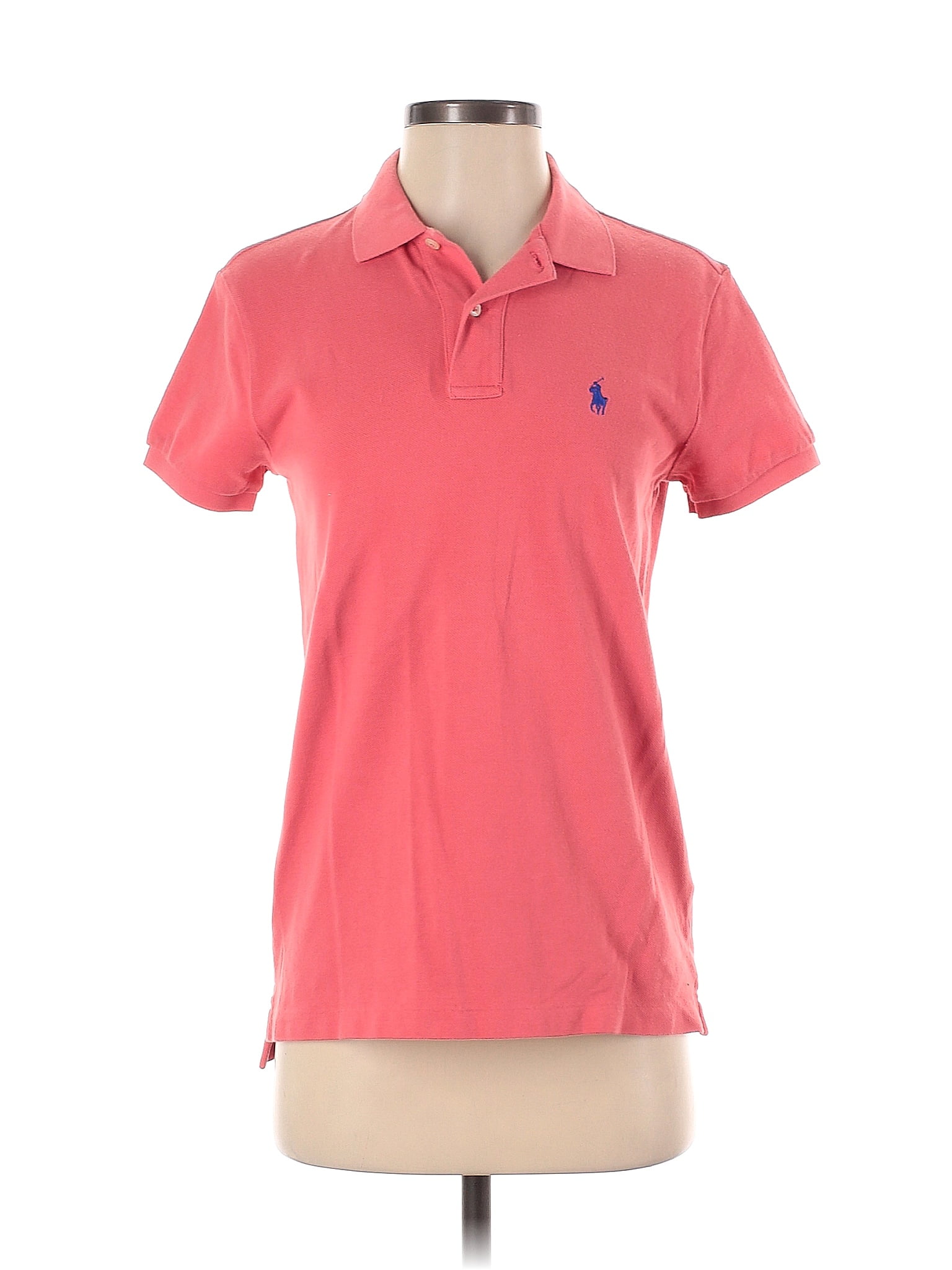 Ralph By Ralph Lauren 100 Cotton Pink Short Sleeve Polo Size S 64