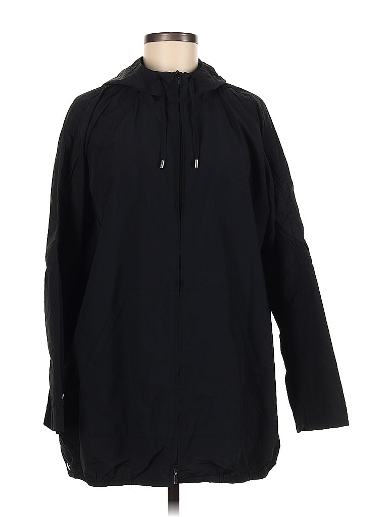 Purejill Solid Black Jacket Size M - 56% off | thredUP