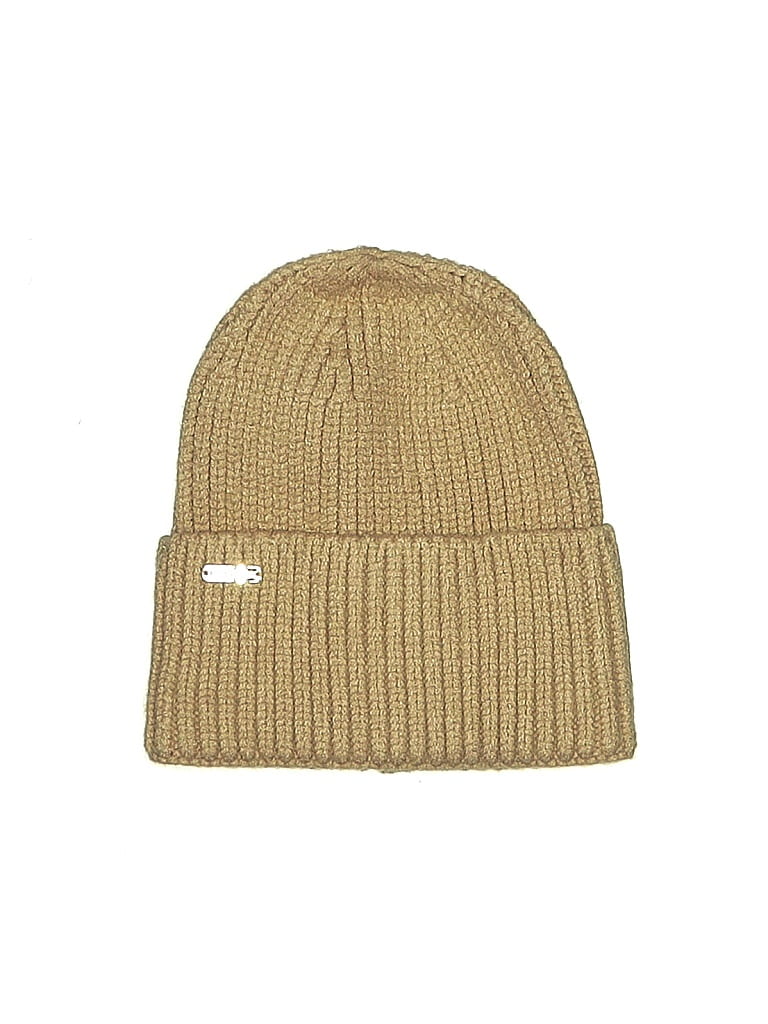 Steve Madden Solid Tan Beanie One Size - 64% off | thredUP