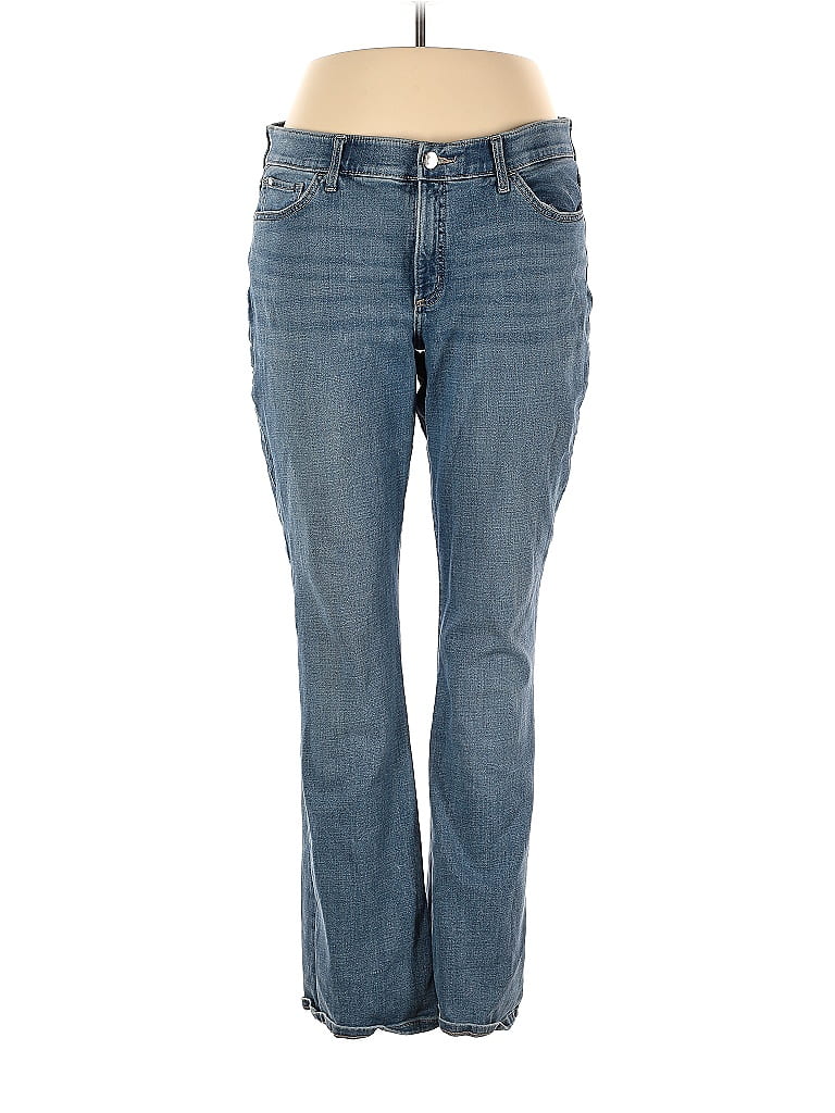 Lee Solid Blue Jeans Size 18 (Plus) - 42% off | thredUP