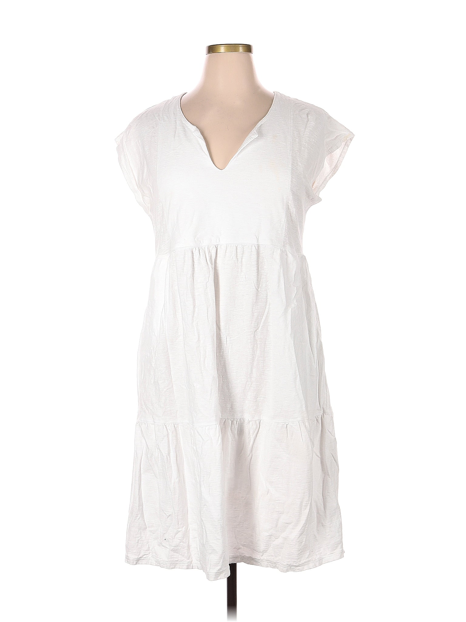 Cut Loose Solid White Casual Dress Size Xl 52 Off Thredup