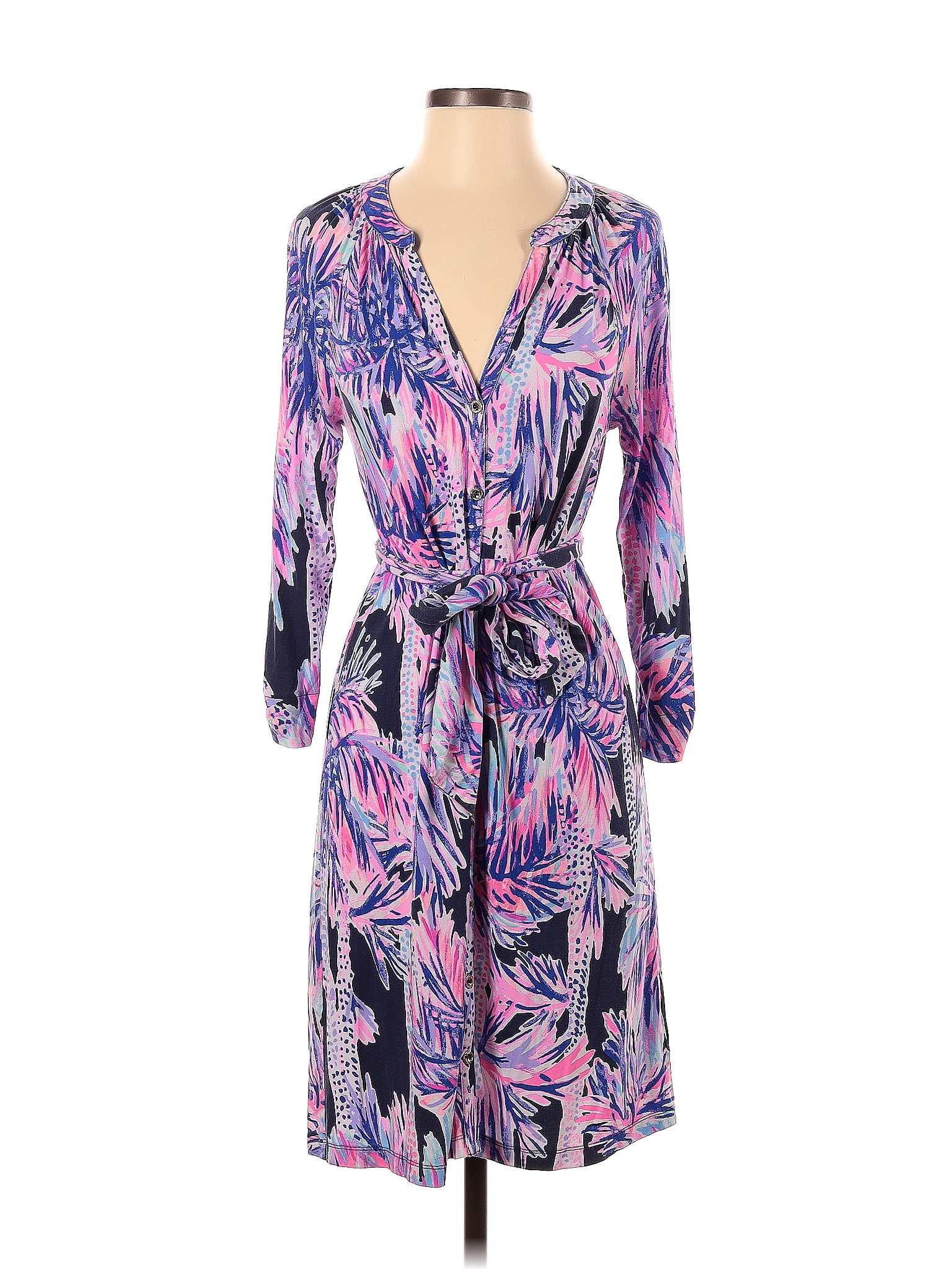 Lilly Pulitzer Multi Color Purple Casual Dress Size S 67 Off Thredup