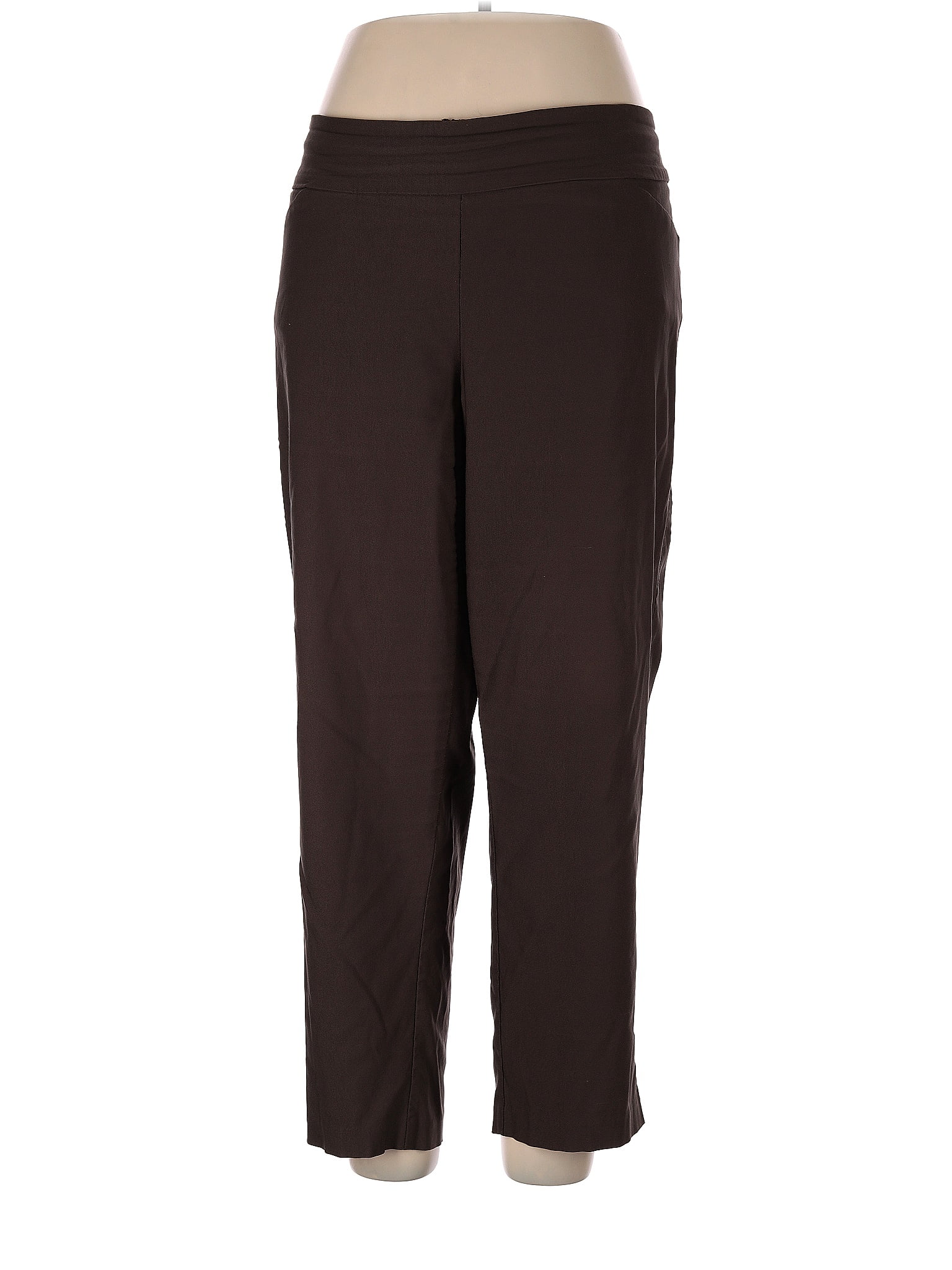 Tribal Brown Casual Pants Size 20 (Plus) - 74% off | thredUP