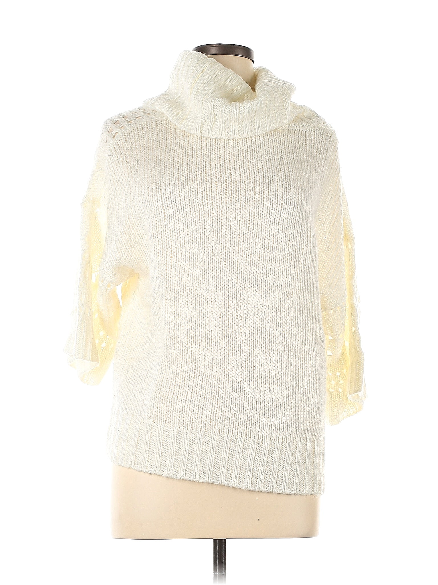 Reference Point 100% Acrylic Ivory Turtleneck Sweater Size L - 60% off ...