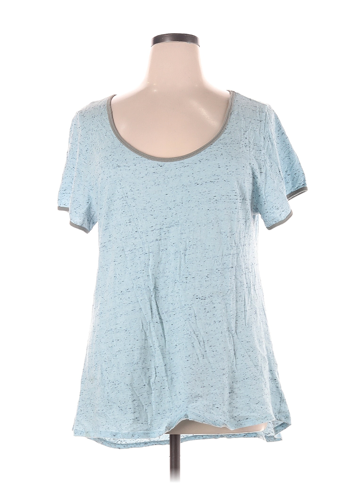Lularoe Marled Blue Short Sleeve T-Shirt Size XL - 40% off | ThredUp