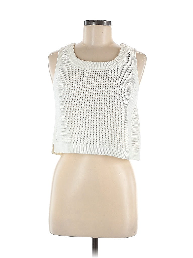 Lulus Color Block Solid White Pullover Sweater Size M - 64% off | ThredUp