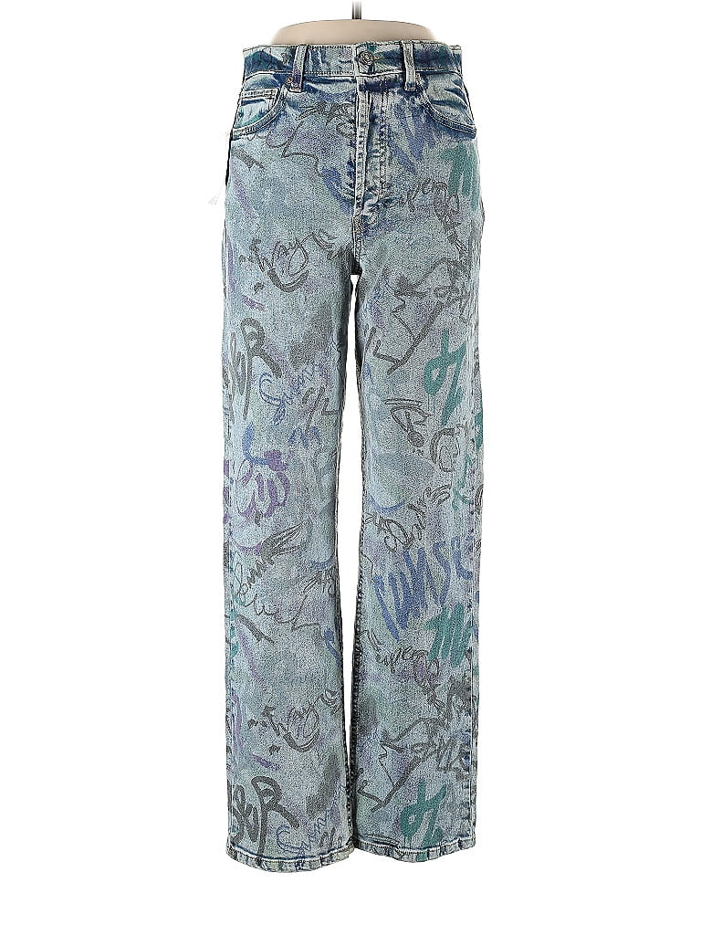 Wild Fable Silver Jeans Size 10 - 39% off | thredUP