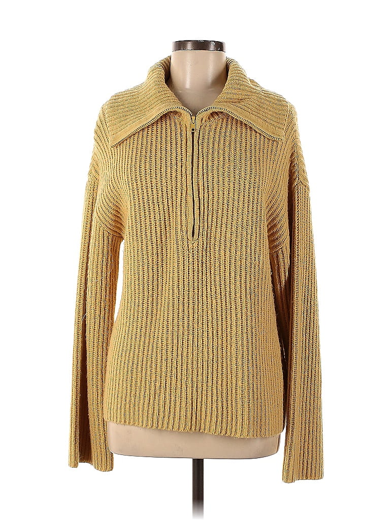 Sweet Baby Jamie Gold Yellow Half Zip Sweater Size M - 81% off | ThredUp