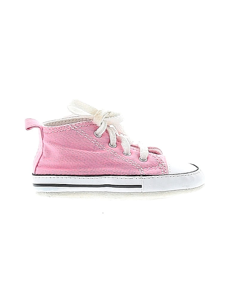 Converse Color Block Solid Pink Sneakers Size 4 - 47% off | thredUP