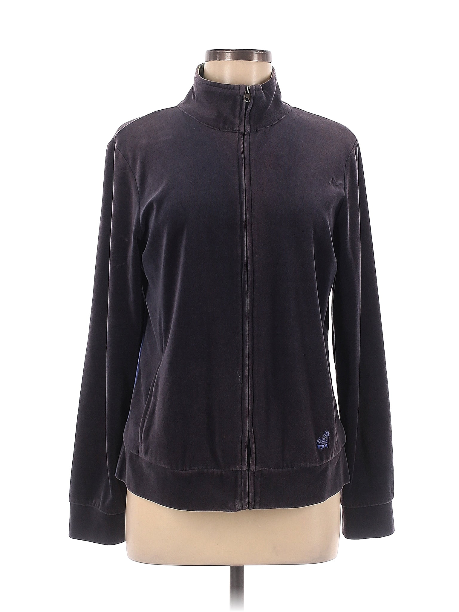 Caribbean Joe Solid Gray Purple Jacket Size M - 60% off | ThredUp