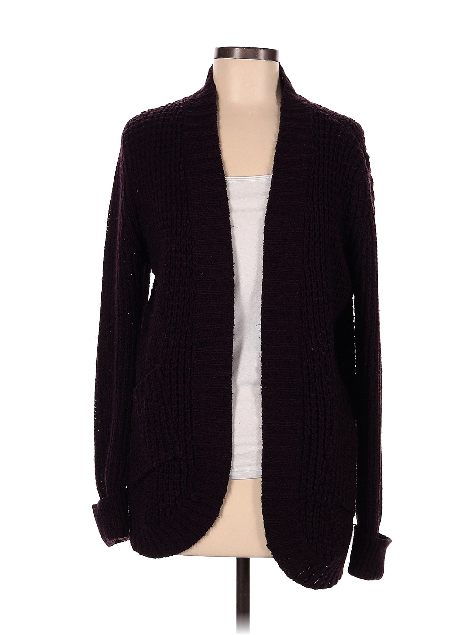 RD Style Color Block Solid Purple Cardigan Size M - 75% off | ThredUp