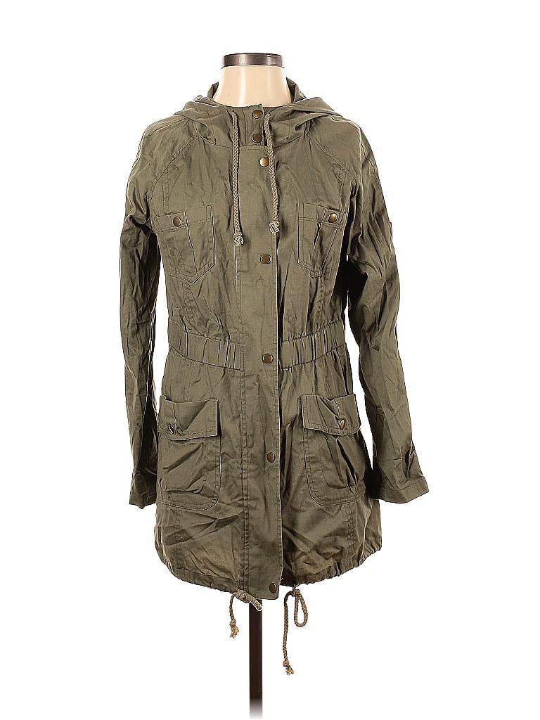 Green Envelope 100% Silk Green Raincoat Size S - 75% off | ThredUp