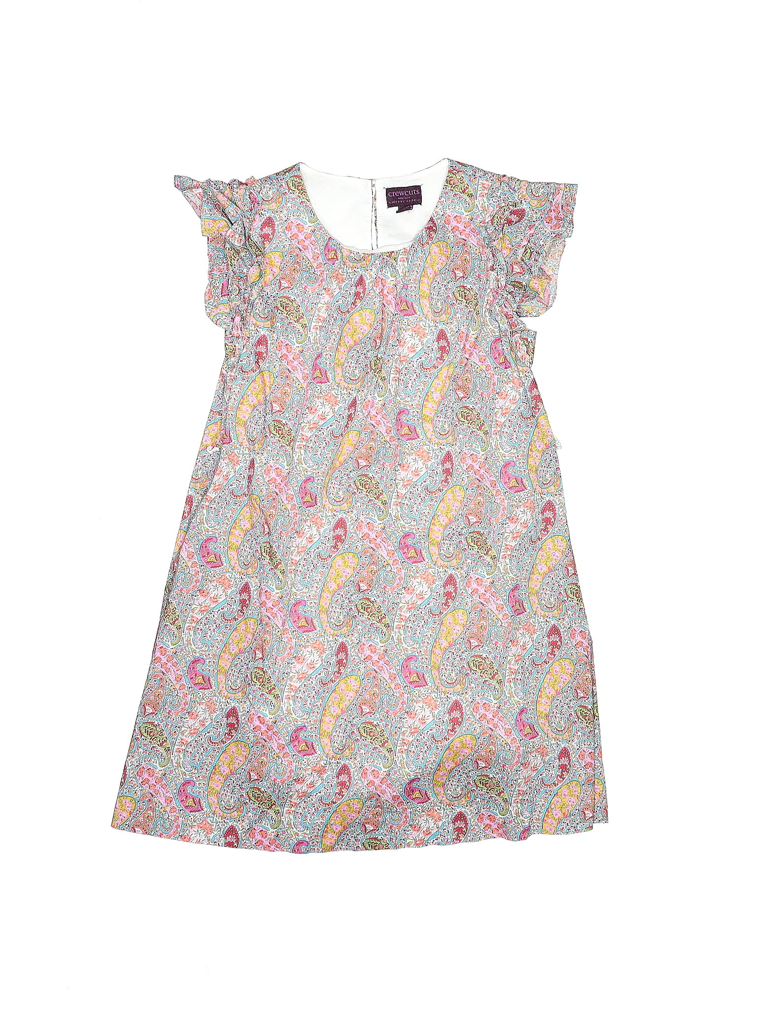 Liberty Art Fabrics for Crewcuts 100% Cotton Paisley Gray Dress Size 8 ...