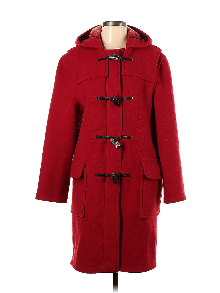 Assorted Brands Red Wool Coat Size 36 (EU) - 57% off | ThredUp
