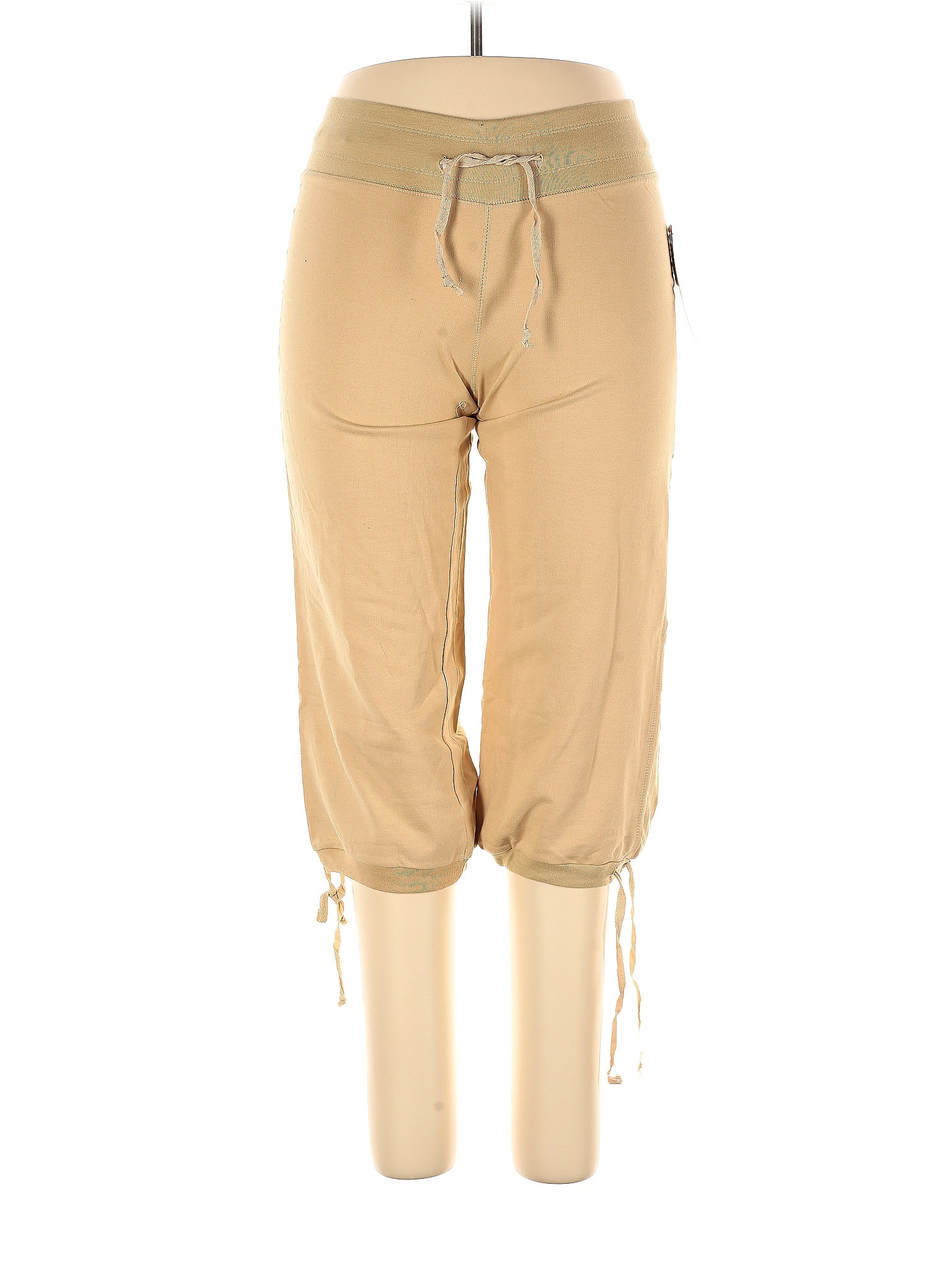 Cyn by Cynthia Mehra 100% Cotton Tan Sweatpants Size XL - 50% off | ThredUp