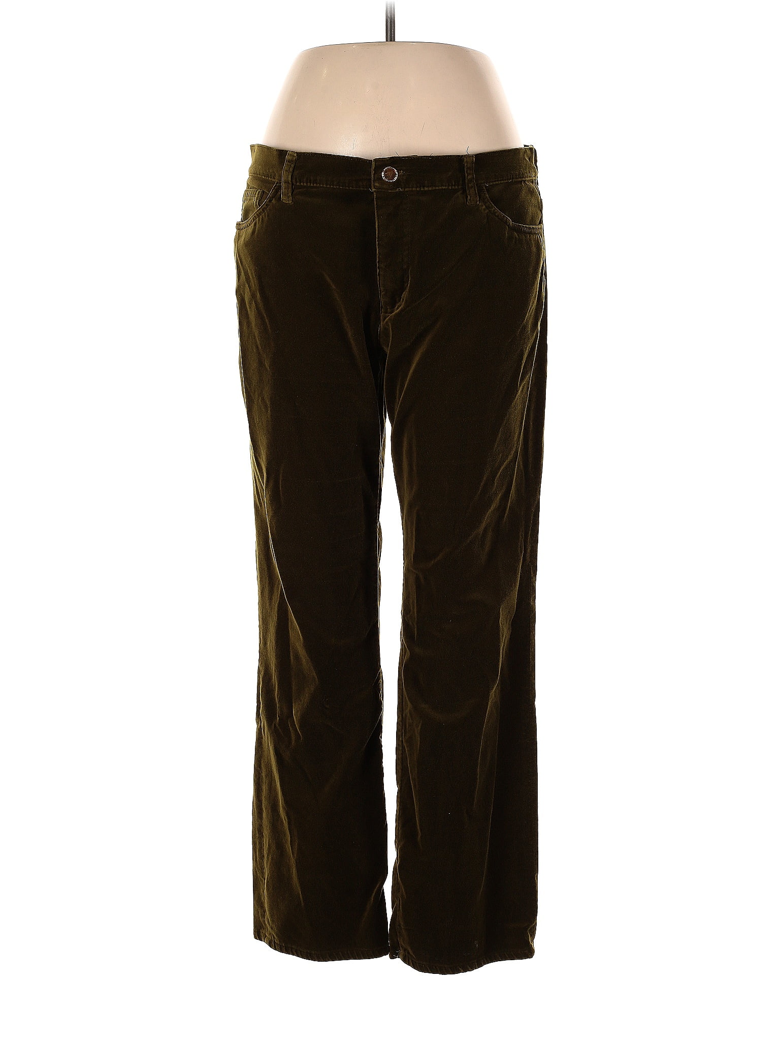 Lauren by Ralph Lauren Solid Brown Velour Pants Size 16 - 76% off | thredUP