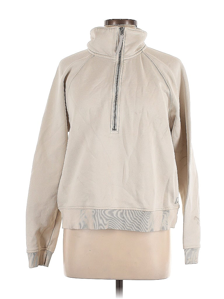 Vuori Tan Track Jacket Size L - 20% off | ThredUp