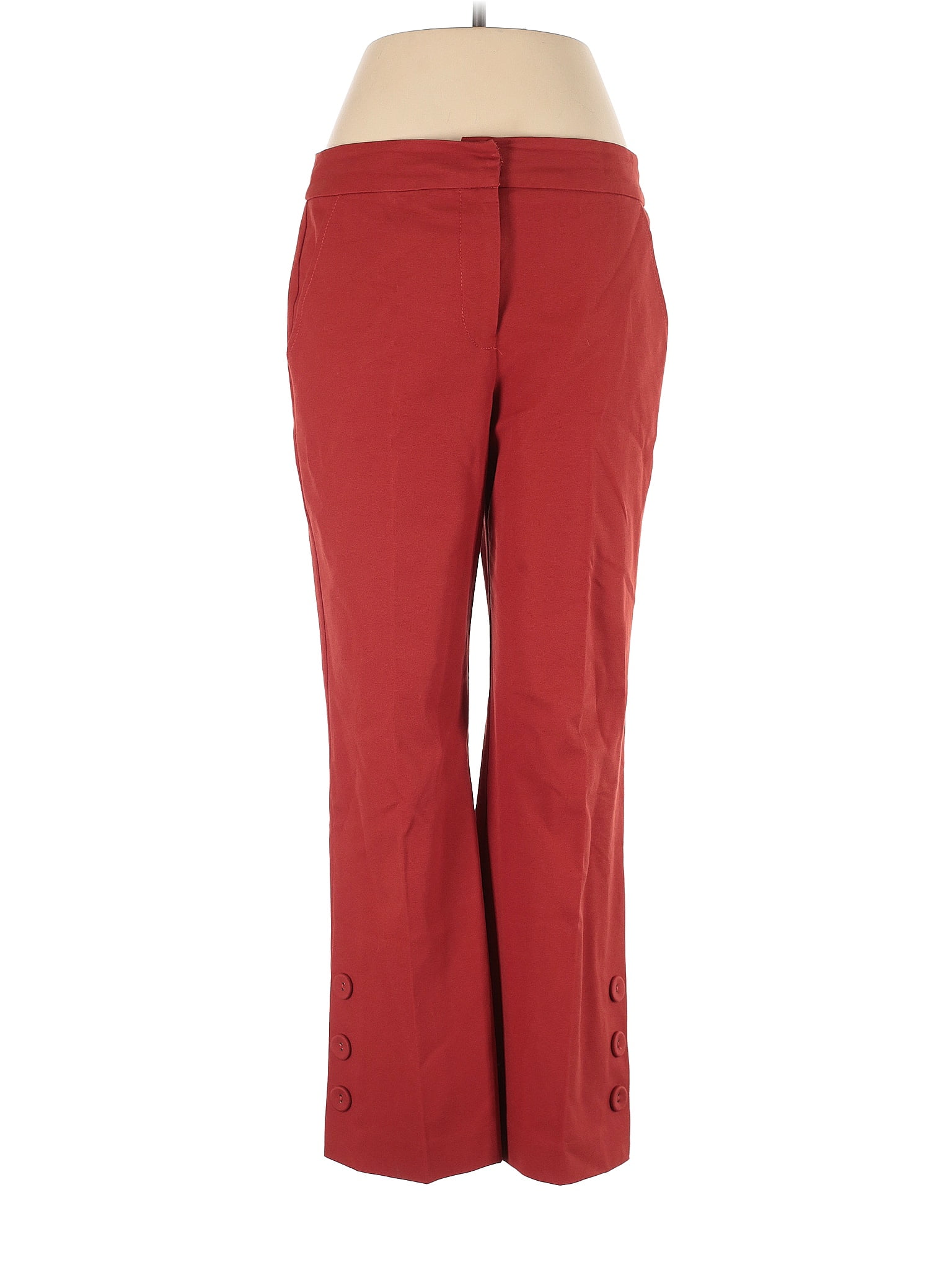 Trina Turk Polka Dots Red Dress Pants Size 6 - 81% off | thredUP