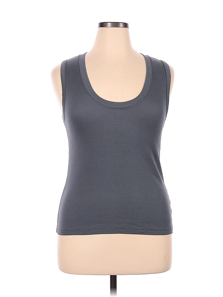 A New Day Solid Gray Tank Top Size XL - 31% off | thredUP