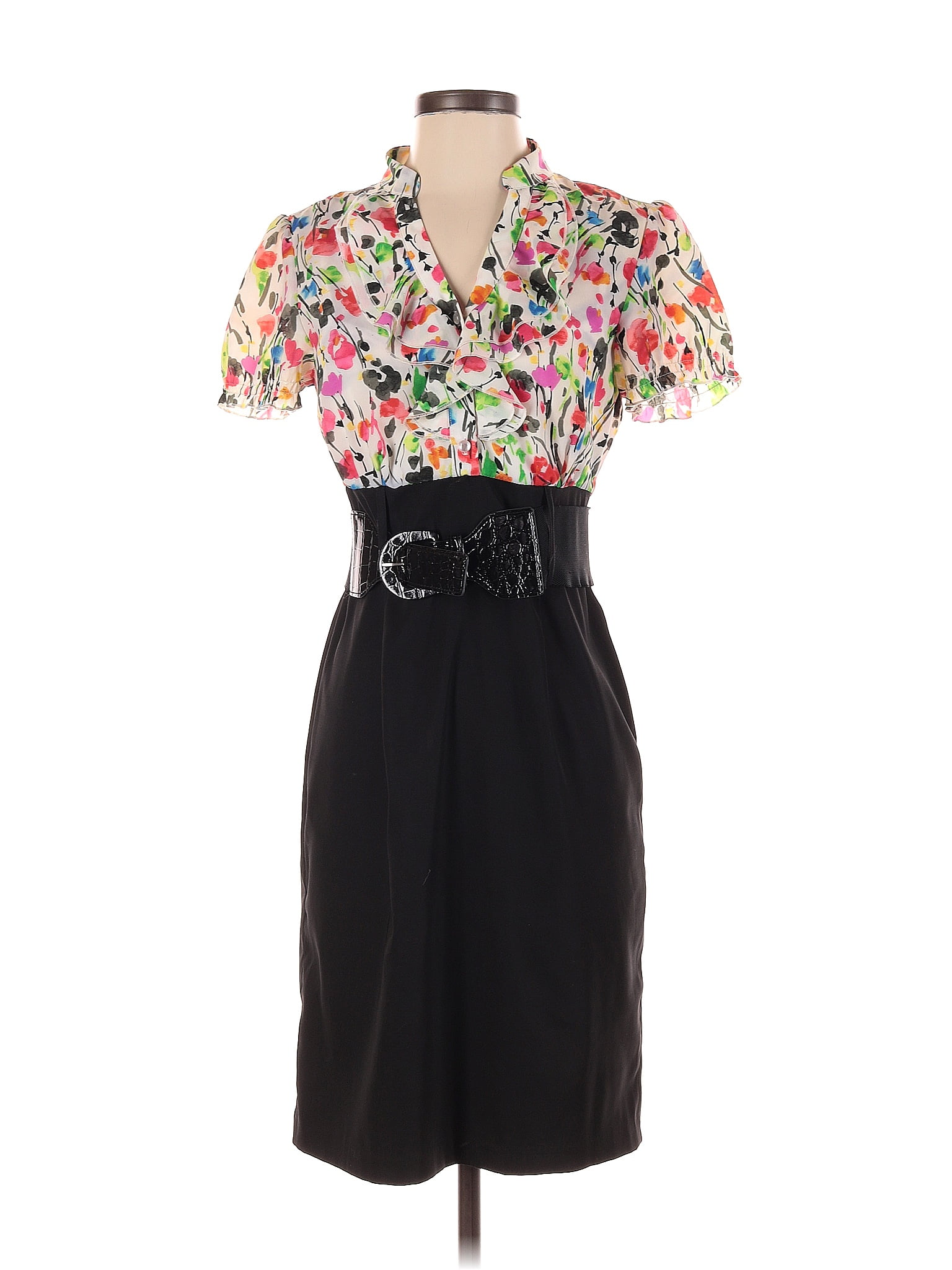 Alyx Limited Multi Color Black Casual Dress Size 4 73 Off Thredup