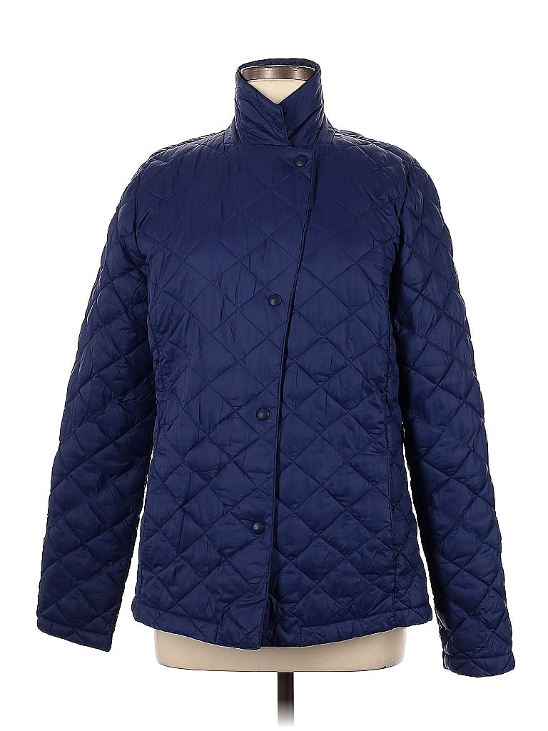 L.L.Bean 100% Nylon Solid Navy Blue Jacket Size M - 45% off | ThredUp
