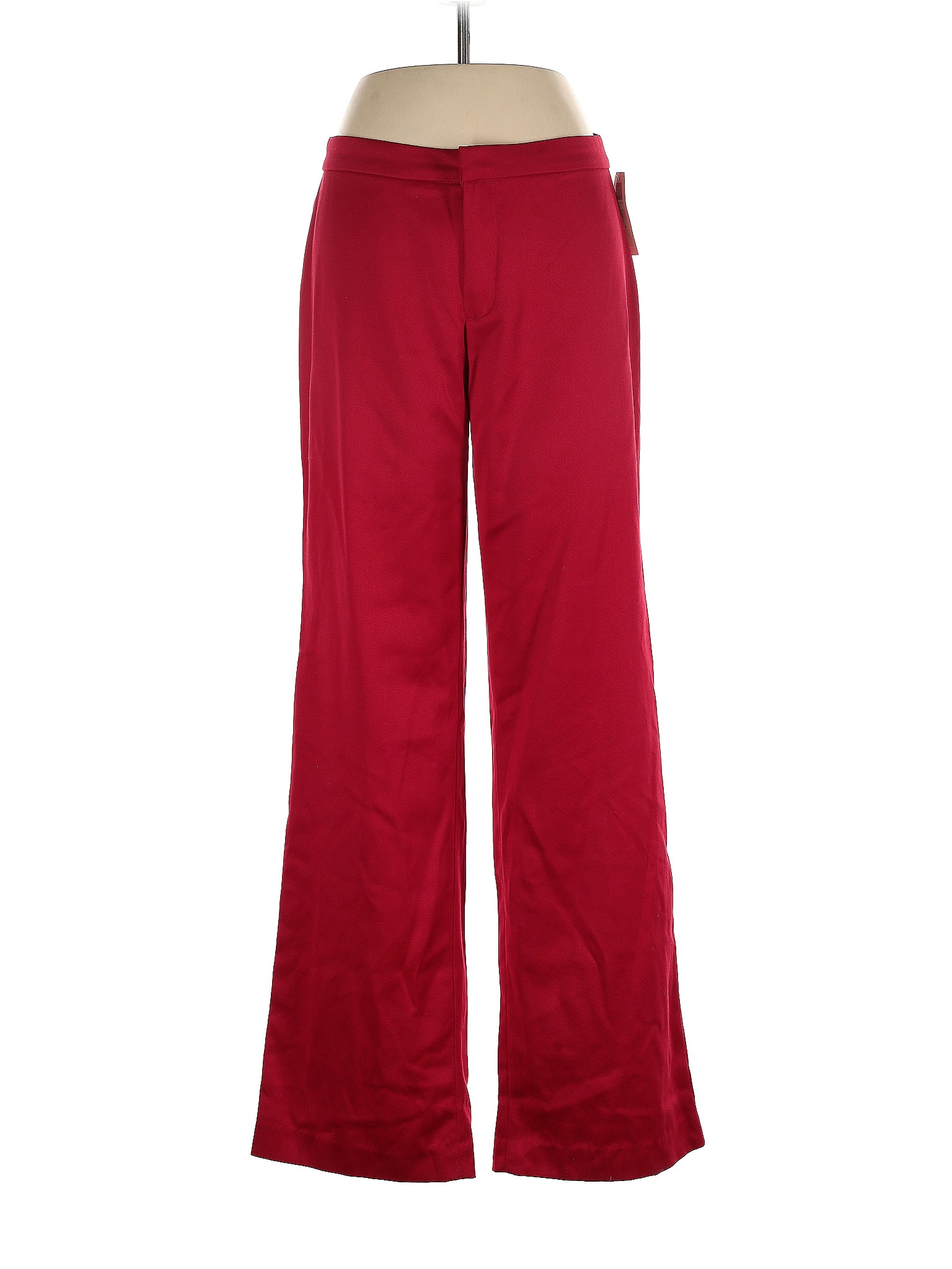 Gap Outlet Solid Red Dress Pants Size 6 - 48% off | thredUP