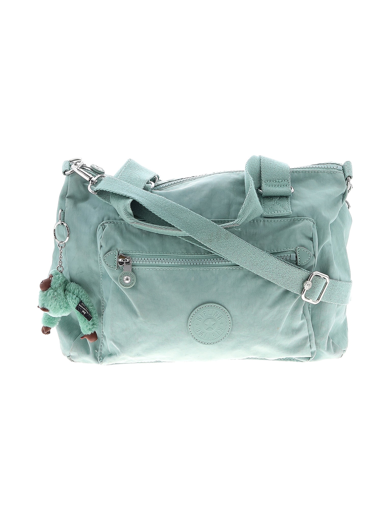 Kipling Solid Blue Teal Satchel One Size - 56% off | thredUP