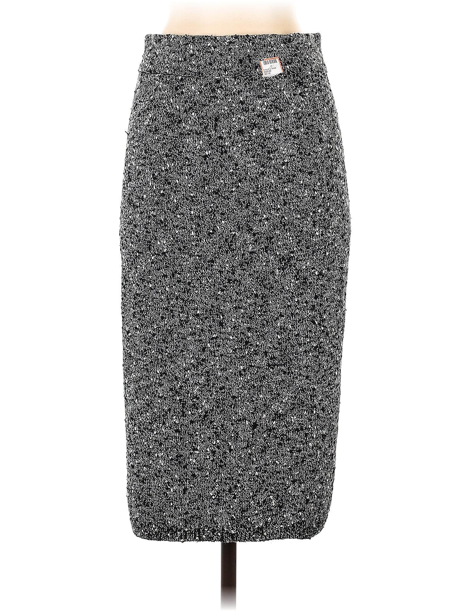 Ann Taylor Tweed Multi Color Gray Casual Skirt Size S 52 Off Thredup