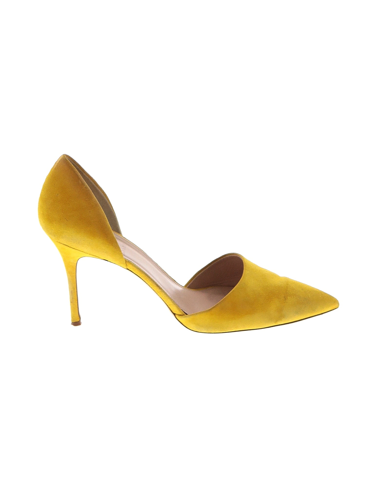 J.Crew Solid Yellow Heels Size 12 - 73% off | ThredUp