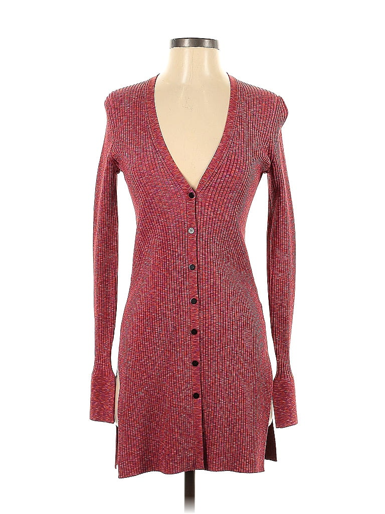 Theory Red Cardigan Size S - 80% off | thredUP