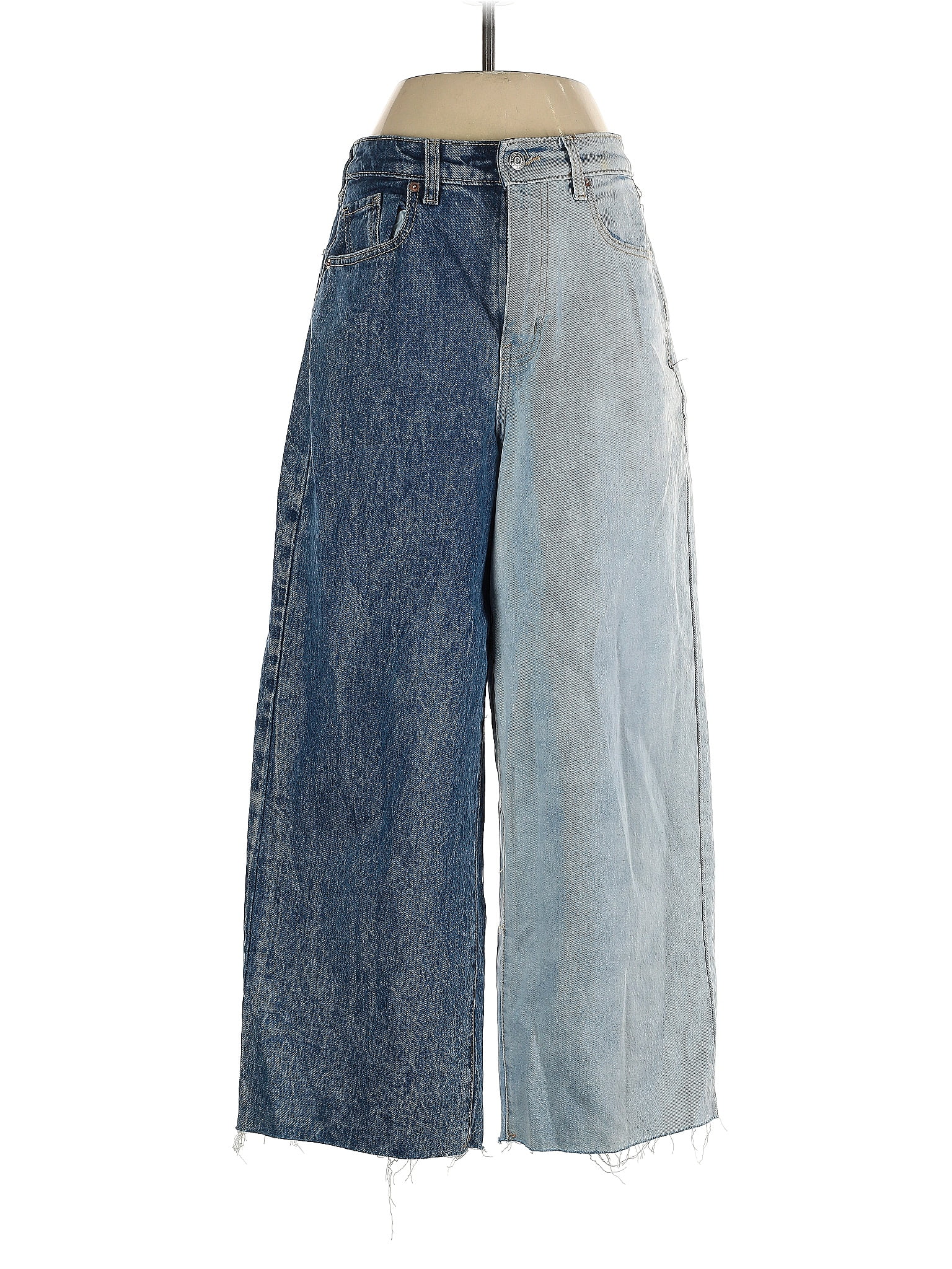 Wild Fable Solid Blue Jeans Size 2 - 37% off | thredUP