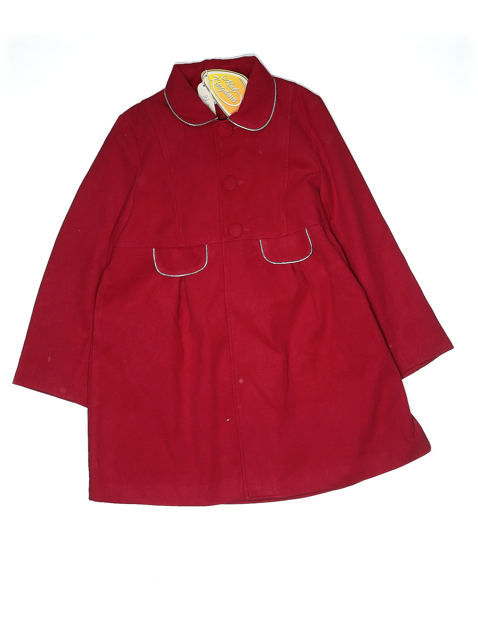 Mud Kingdom 100% Polyester Solid Red Coat Size 150 (CM) - 63% off | ThredUp