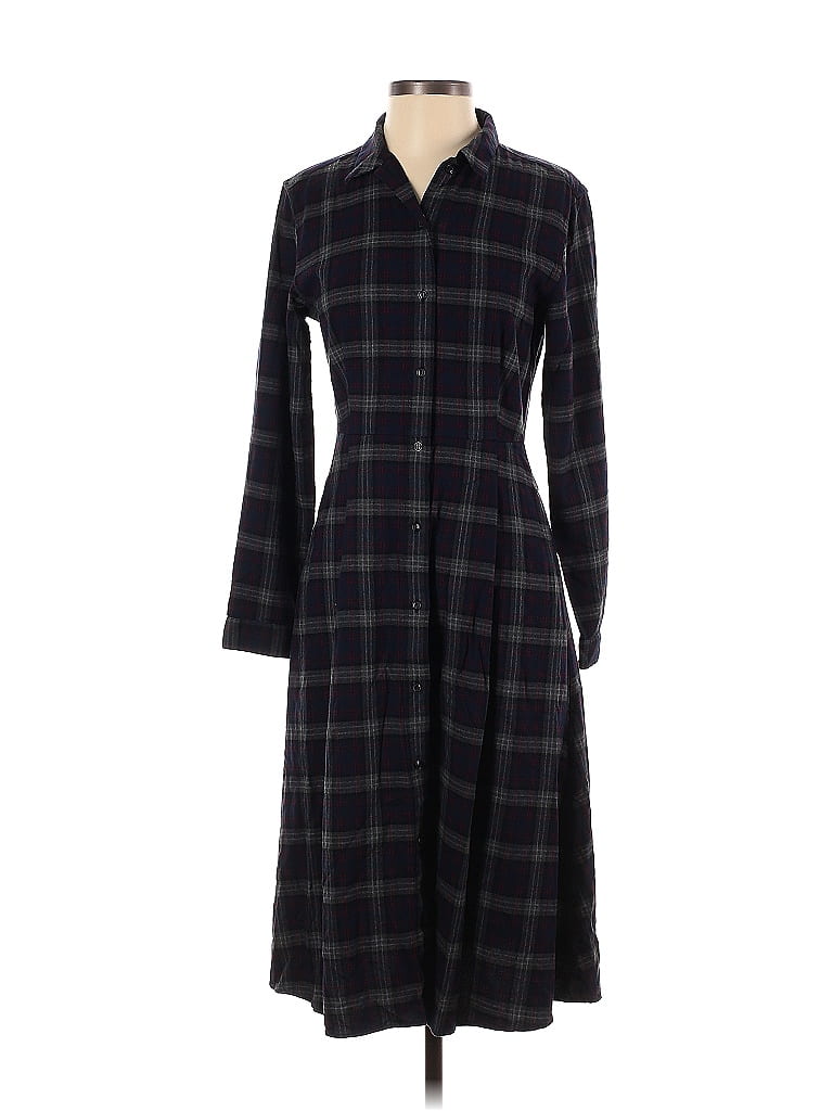 Uniqlo Plaid Multi Color Black Casual Dress Size Xs 47 Off Thredup