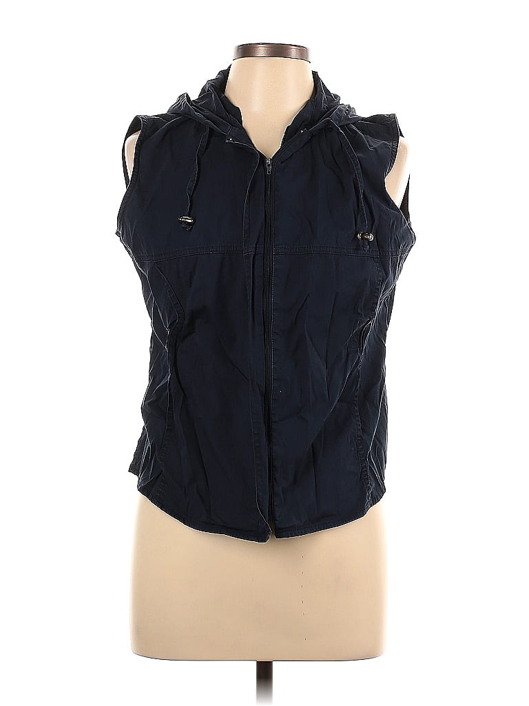 Lee Solid Navy Blue Vest Size L - 58% off | thredUP