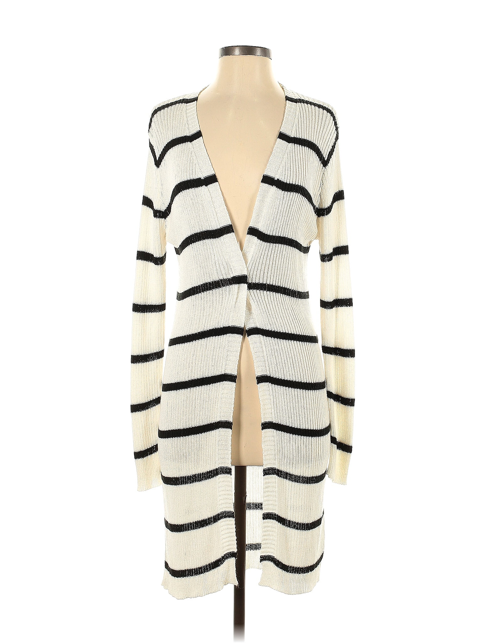 Doe & Rae Color Block Stripes Ivory Cardigan Size S - 72% off | ThredUp