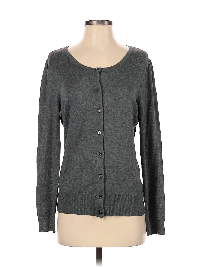 Kenneth Cole New York Color Block Solid Gray Cardigan Size S - 78% off ...