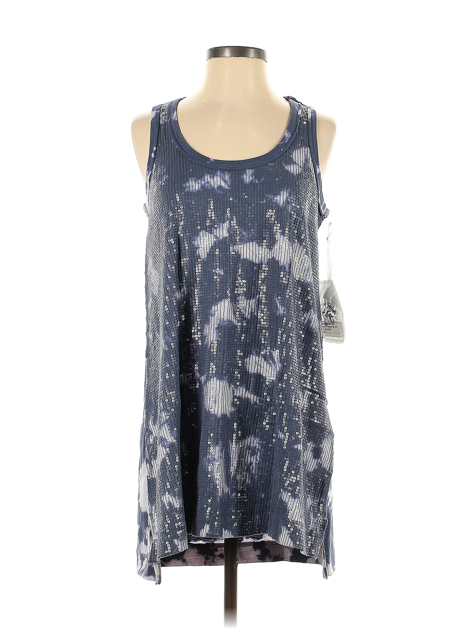 Cino Multi Color Blue Sleeveless Top Size XS - 75% off | thredUP