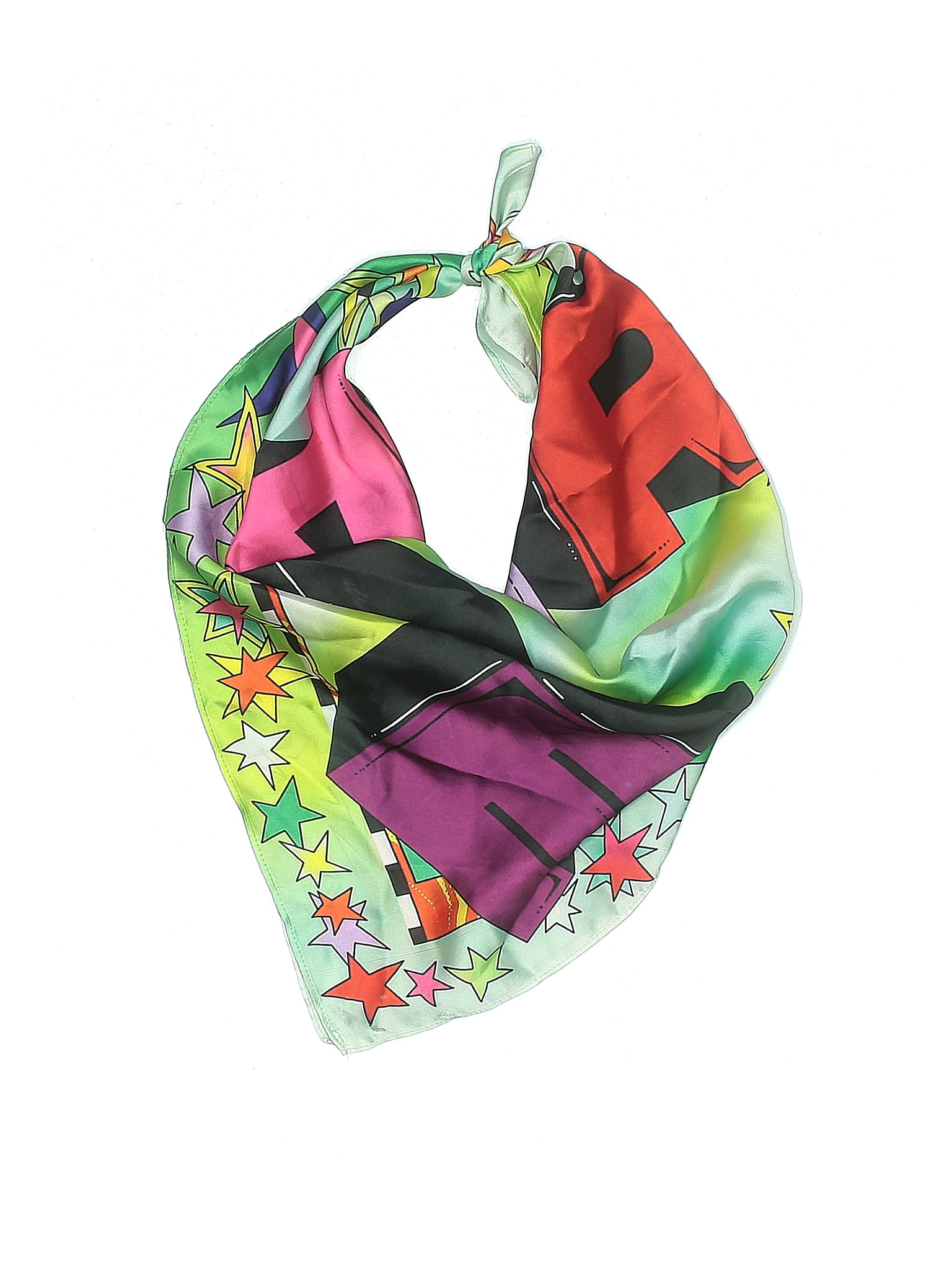 Parade Multi Color Green Scarf One Size - 56% off | thredUP
